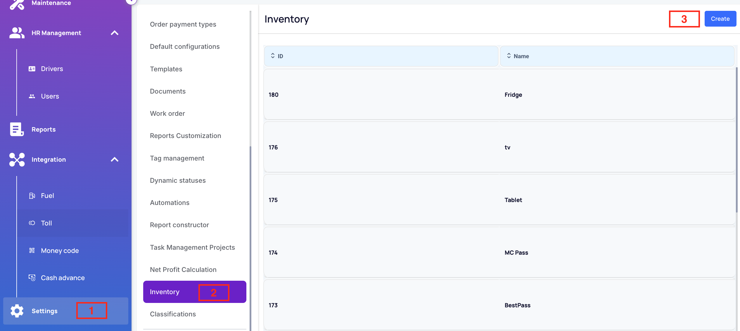 How to Add Inventory and Assign It to a Trailer as Assets – Datatruck