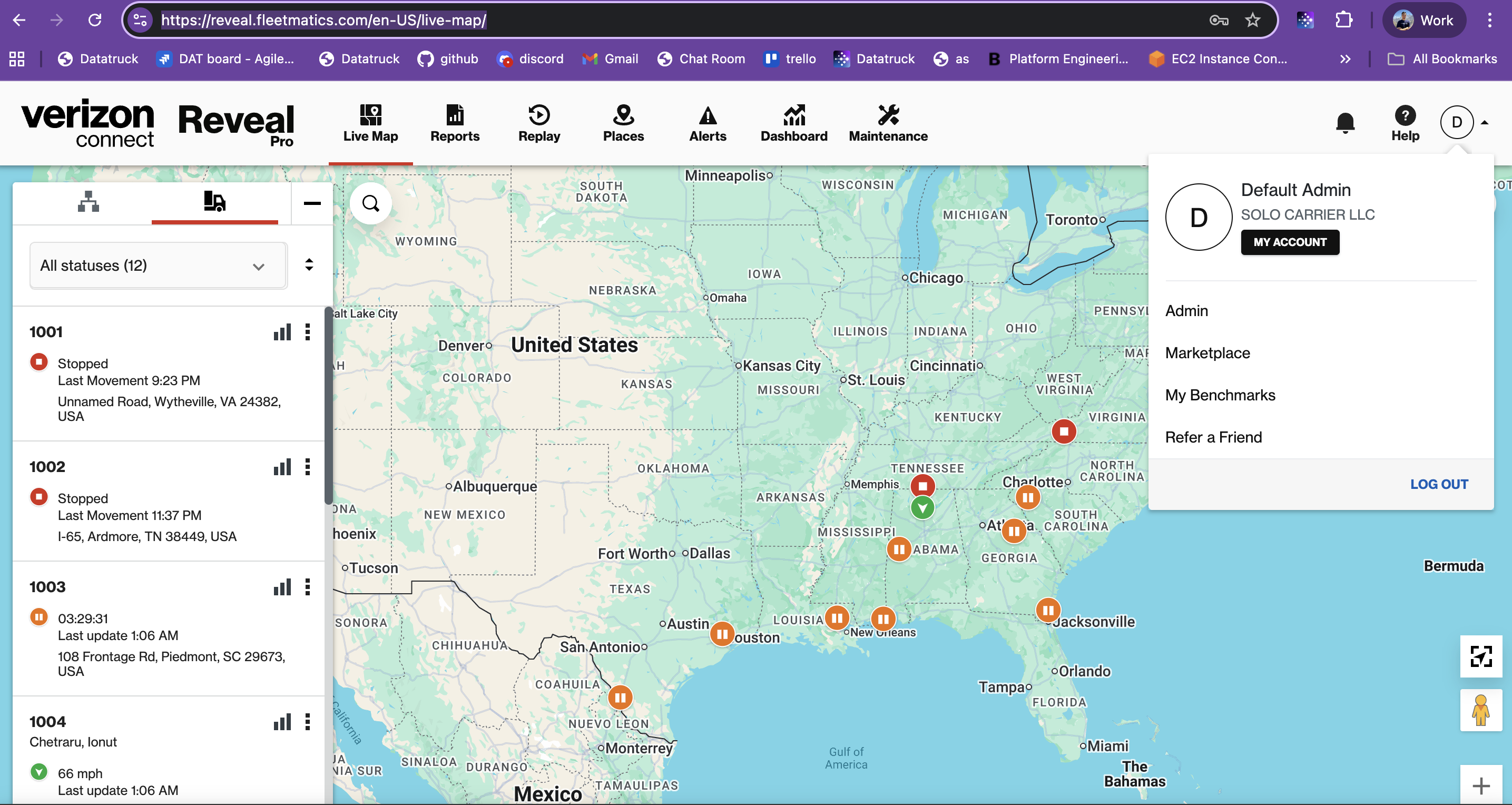 Verizon Connect Integration – Datatruck