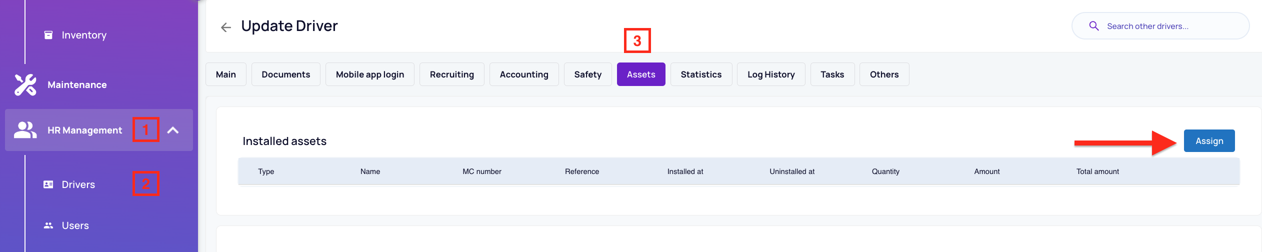 How To Assign An Asset To a Driver – Datatruck
