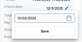 How To Change Check-Date on Statements – Datatruck