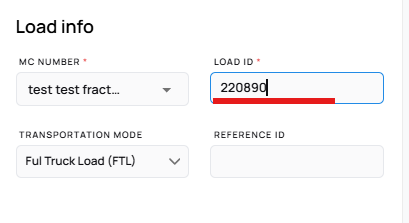How To Edit The Load ID – Datatruck