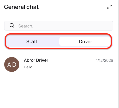How General Chat Works – Datatruck